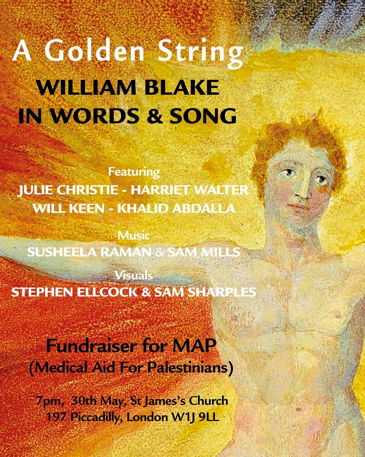 A Golden String: William Blake in words and song - St James's Church ...